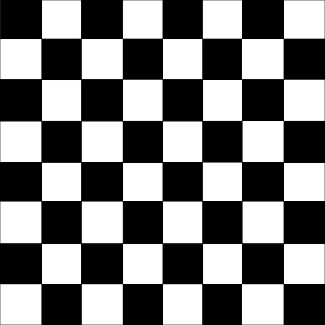 Classic Chessboard Game Mat | Printable Black & White Checkerboard ...