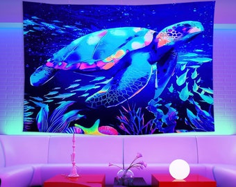 Trippy Mushroom Backlight Tapestry Psychedelic Wall Hanging - Etsy