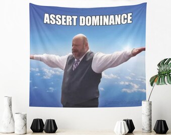Funny Tapestries Bertram Assert Dominance - Etsy