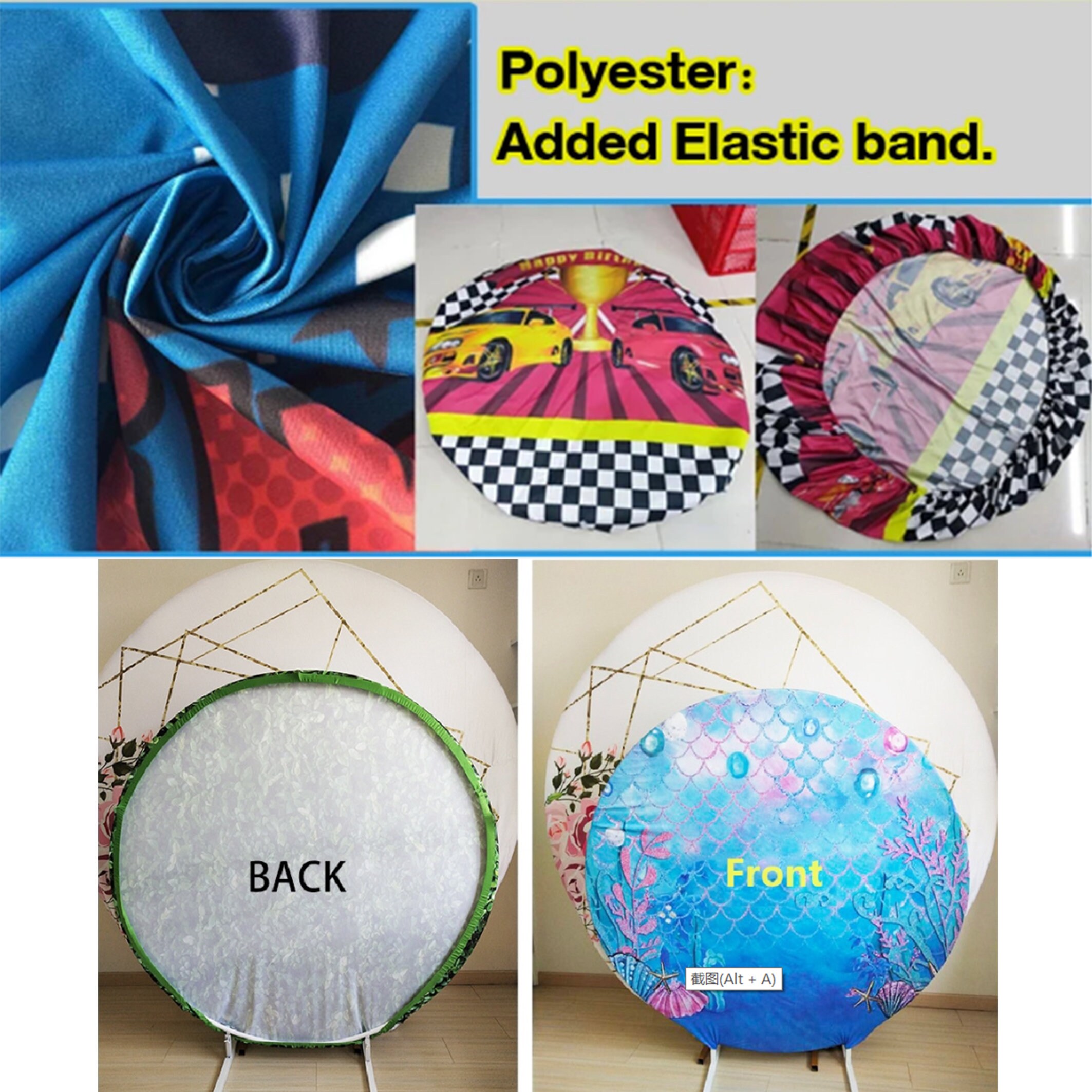 3D Cartoon Mario Round Backdrop Super Mario Bros 3pcscylinder - Etsy