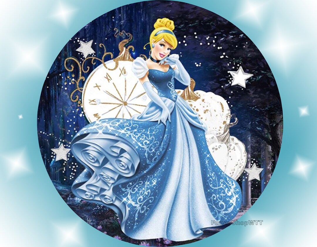 Stars Starry Sky Girl Kids Birthday Party Baby Shower Decor Round ...