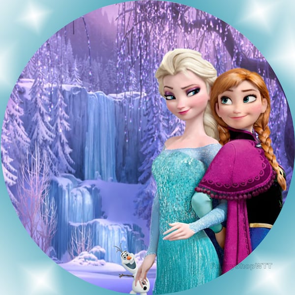 Frozen Backdrop - Etsy