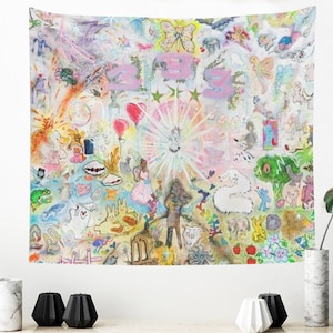 333 Bladee Album Cover Tapestry Meme Tapestries Funny Tapestry for ...