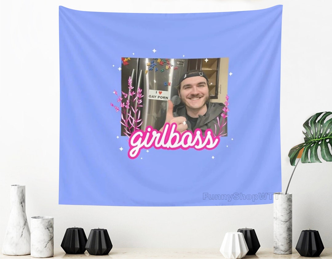 Schlatt Jschlatt Girlboss Tapestry Funny Tapestry Meme Tapestry for ...