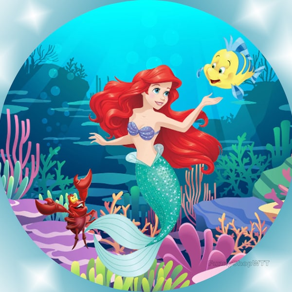 Mermaid Circle Backdrop - Etsy