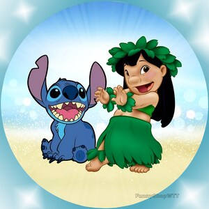 Cartoon Round Backdrop Kids Birthday Party Cartoon Theme Decor Circle ...