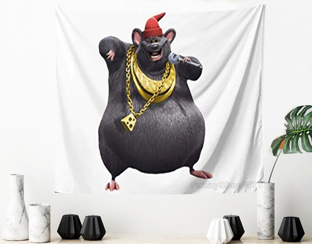Hyuuga Biggie Cheese Tapestry Funny Tapestry Meme Anime Tapestries for ...