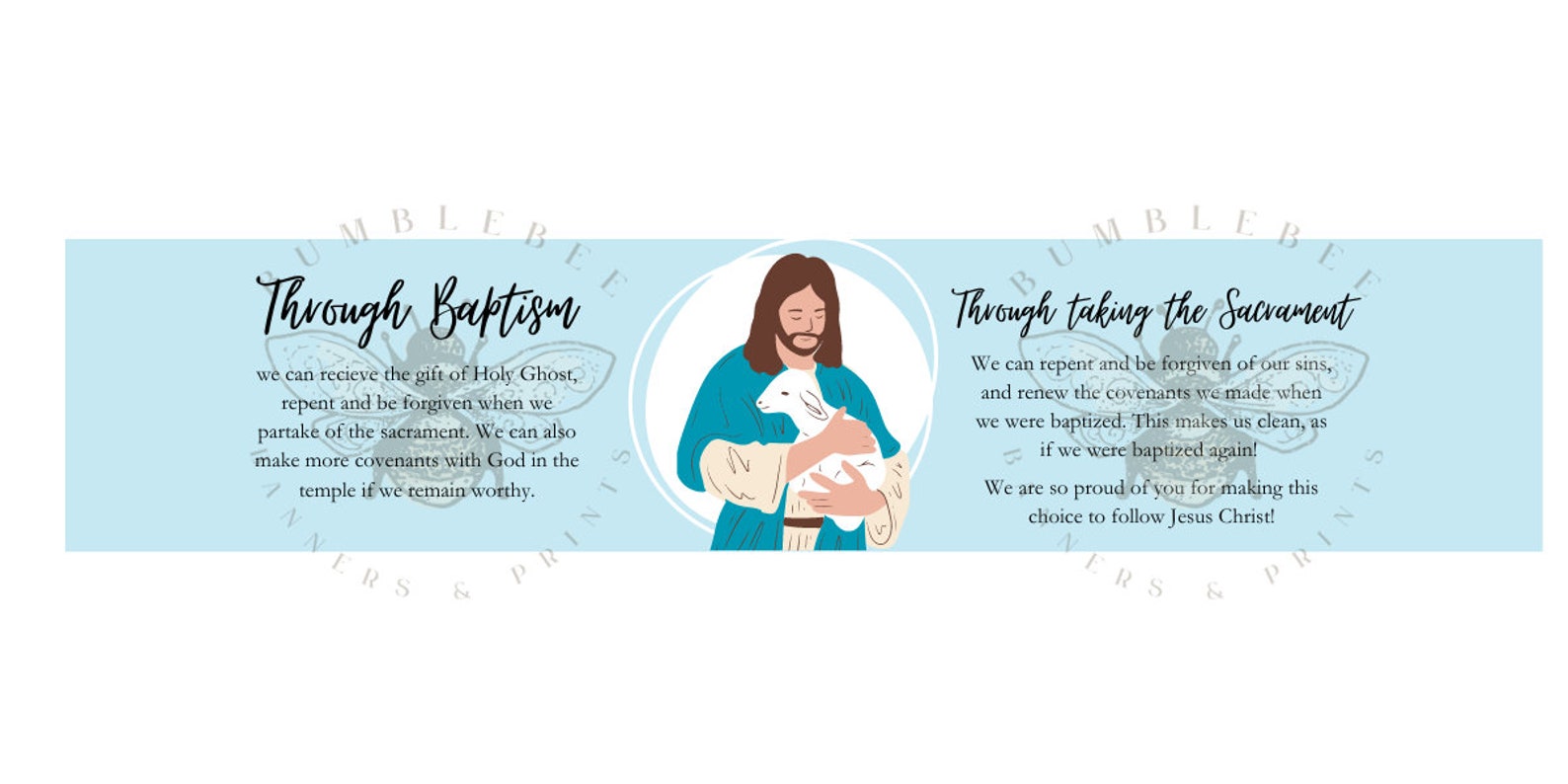 LDS Baptism Talk- Includes Object Lesson and Written Talk Instant ...