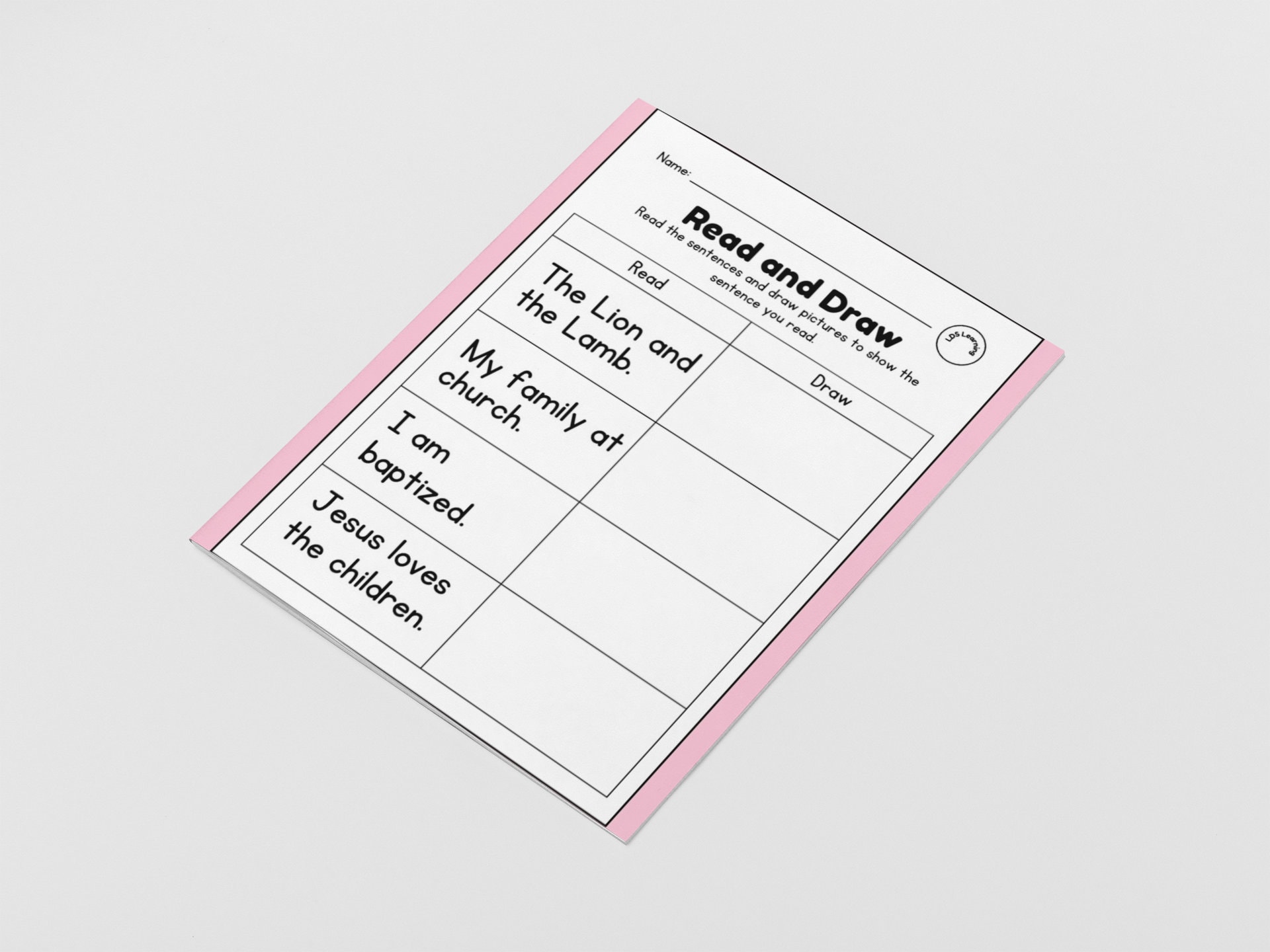 LDS Learning Kit Primary Worksheets and Homeschool Material-digital ...