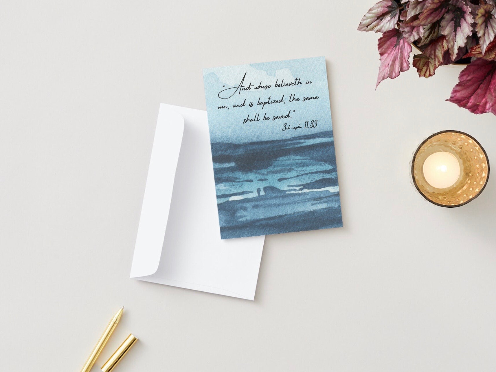 3rd Nephi Baptism Card LDS *FILE ONLY* - Etsy
