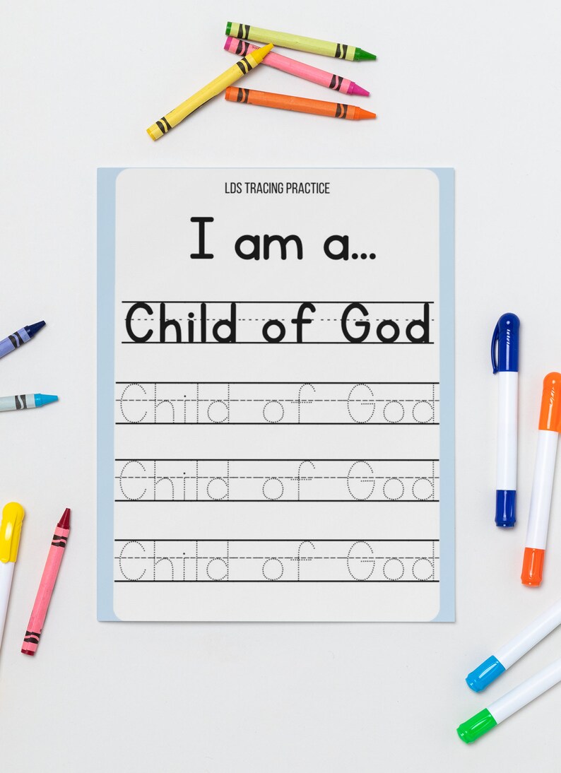 LDS Learning Kit- Primary Worksheets and Homeschool Material-digital ...