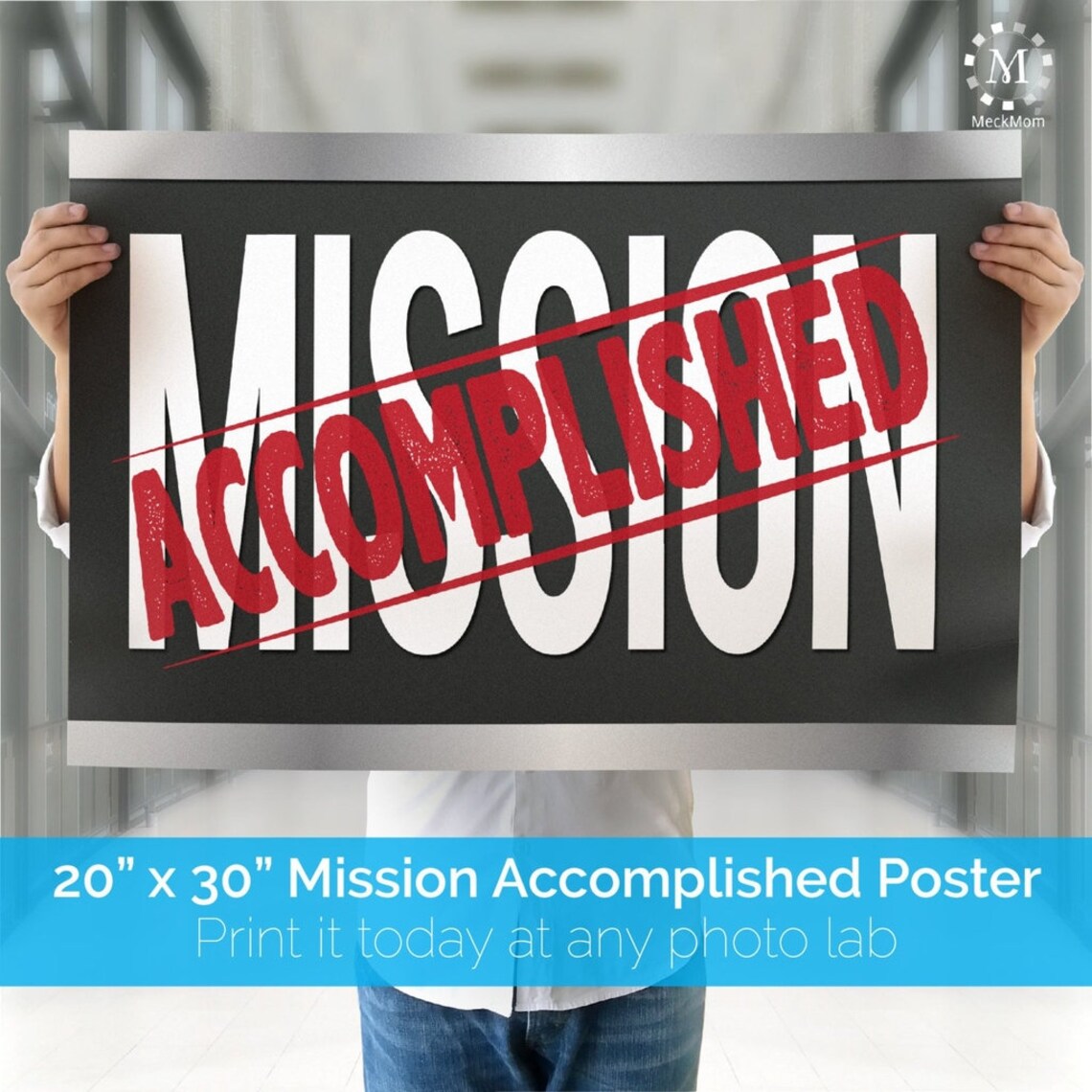 Mission Accomplished Welcome Home Printable Poster - Etsy