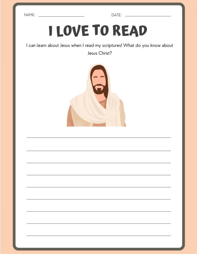 LDS Learning Kit- Primary Worksheets and Homeschool Material-digital ...