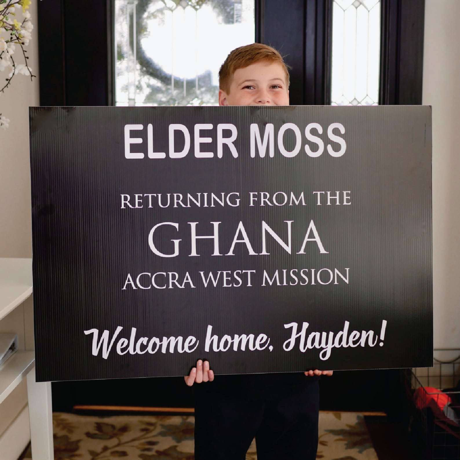 Missionary Welcome Home Poster: Name Tag Design *PRINTED POSTER* - Etsy