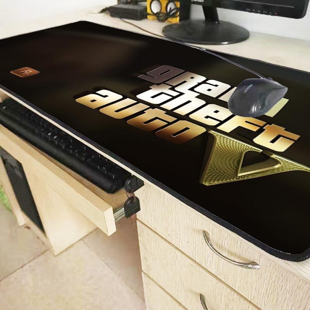 GTA 5 Mouse Pad Grand Theft Auto V Gaming Desk Matsan - Etsy