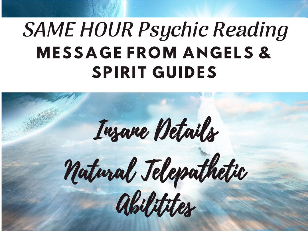 SAME DAY Message From Your Spirit Guides and Angels Psychic Reading - Etsy