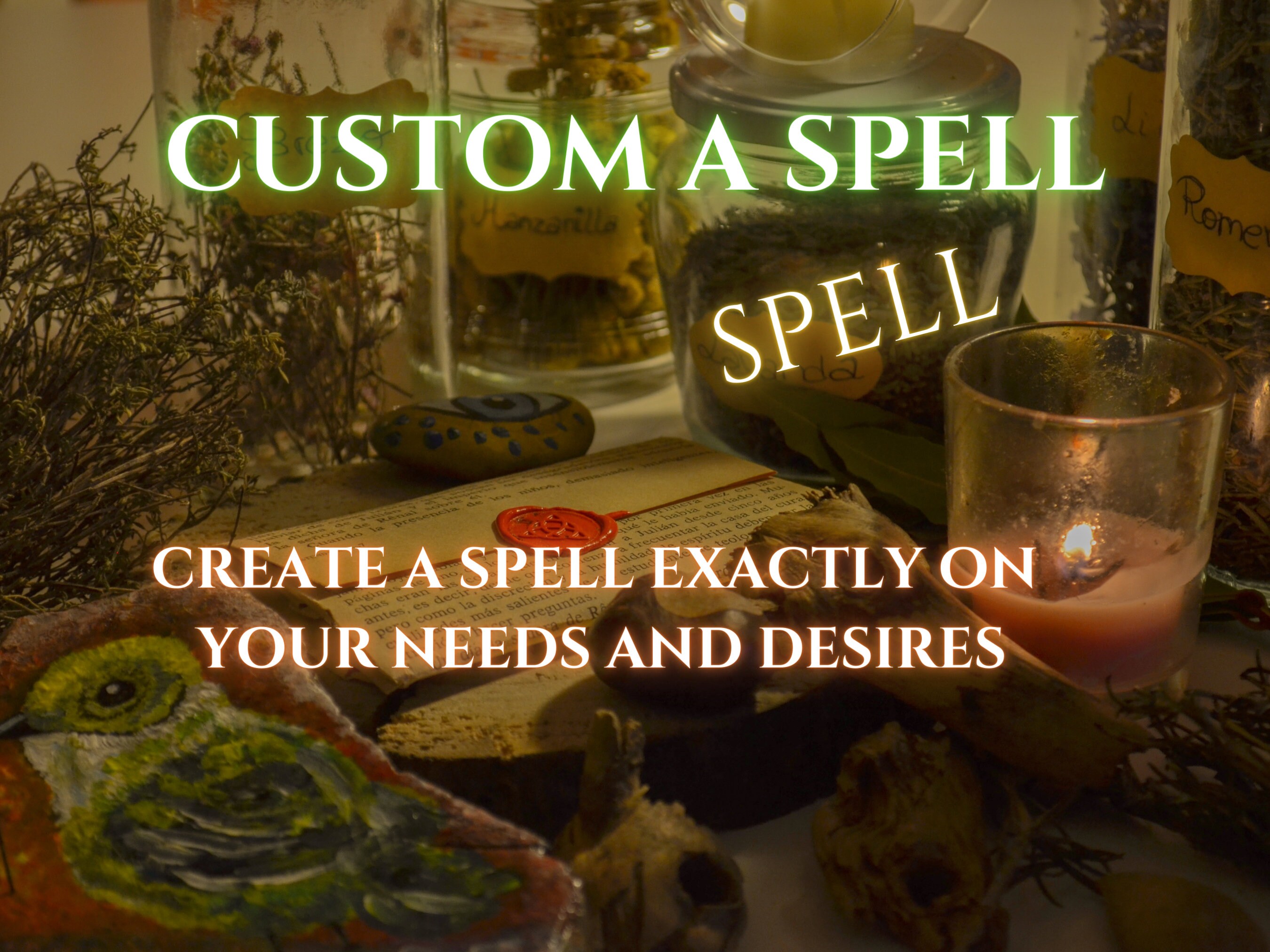 Custom a Spell - Create A Spell on Your Needs - Etsy