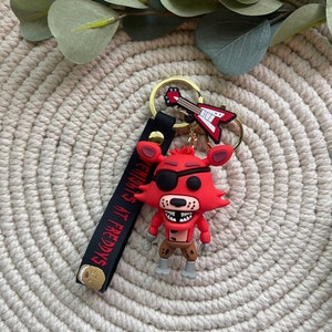 Five Nights at Freddys 3D Keychain, Chica Keychain, Freddy Keychain ...