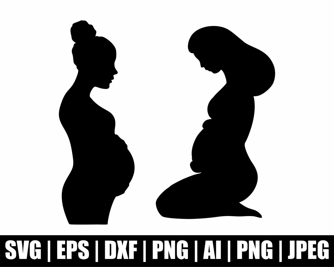 Mujer embarazada Svg, Día de la madre Svg, Mamá para ser Svg, Embarazo ...