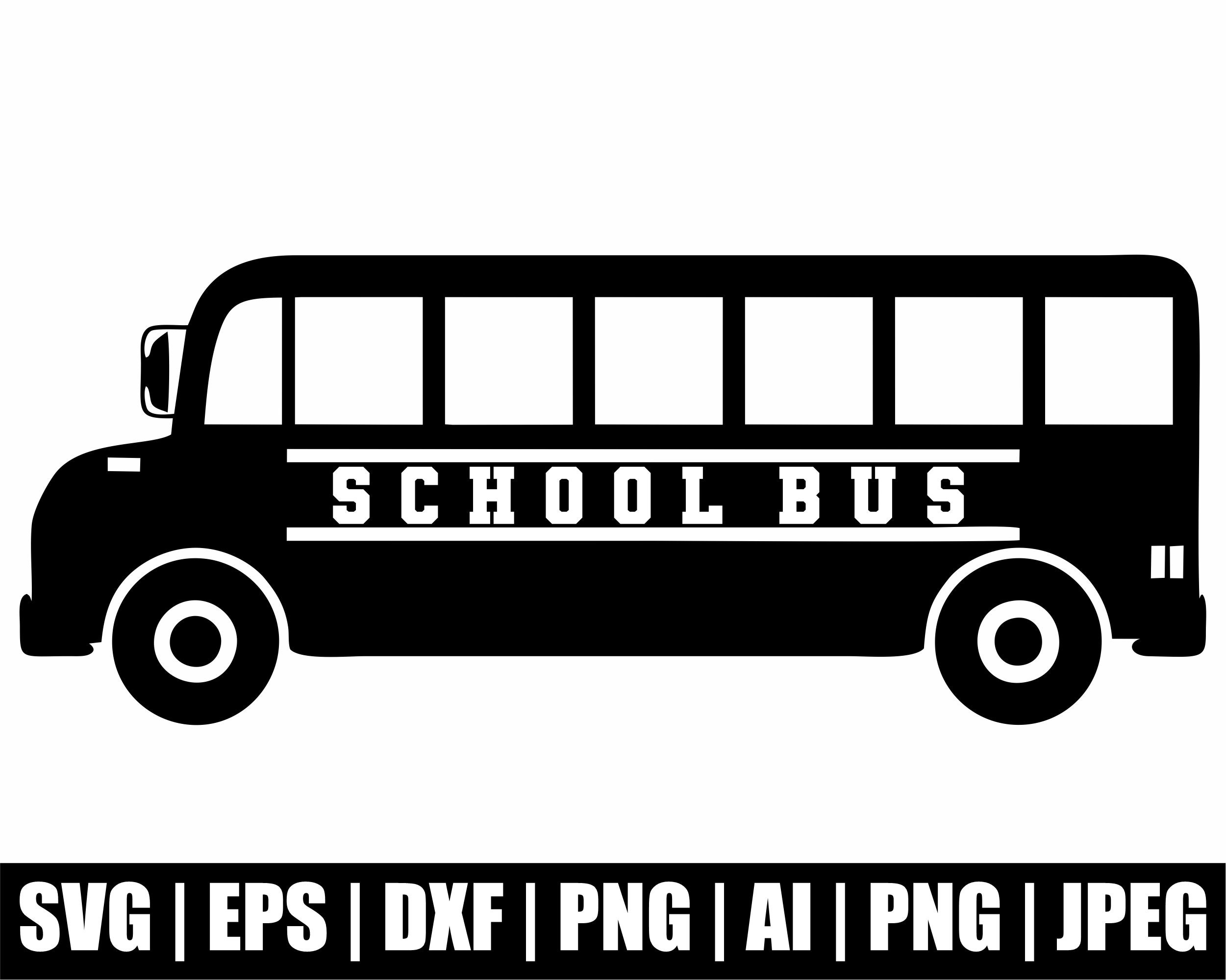 School Bus Svg Back to School Bus School Bus Clipart Pre - Etsy