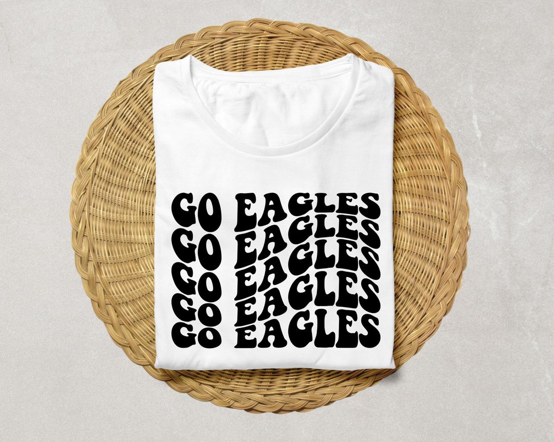 Go Eagles Wavy Svg, Go Eagles Svg, Go Eagles Football Svg, Eagles Svg ...