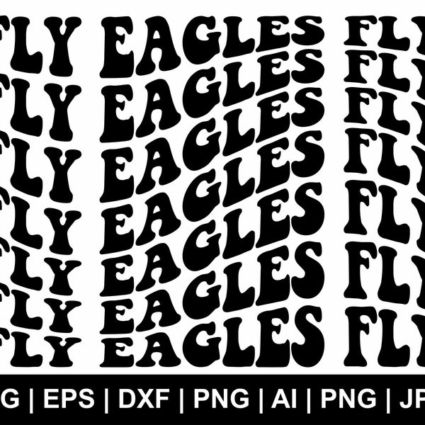 Fly Eagles Clipart - Etsy