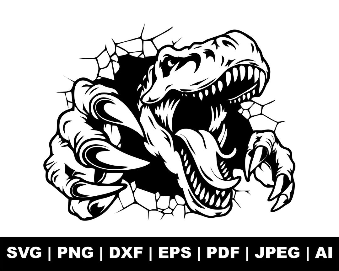 T Rex Svg, Dinosaur Svg, T Rex Scratch Svg, Tyrannosaurus Rex Svg, T ...