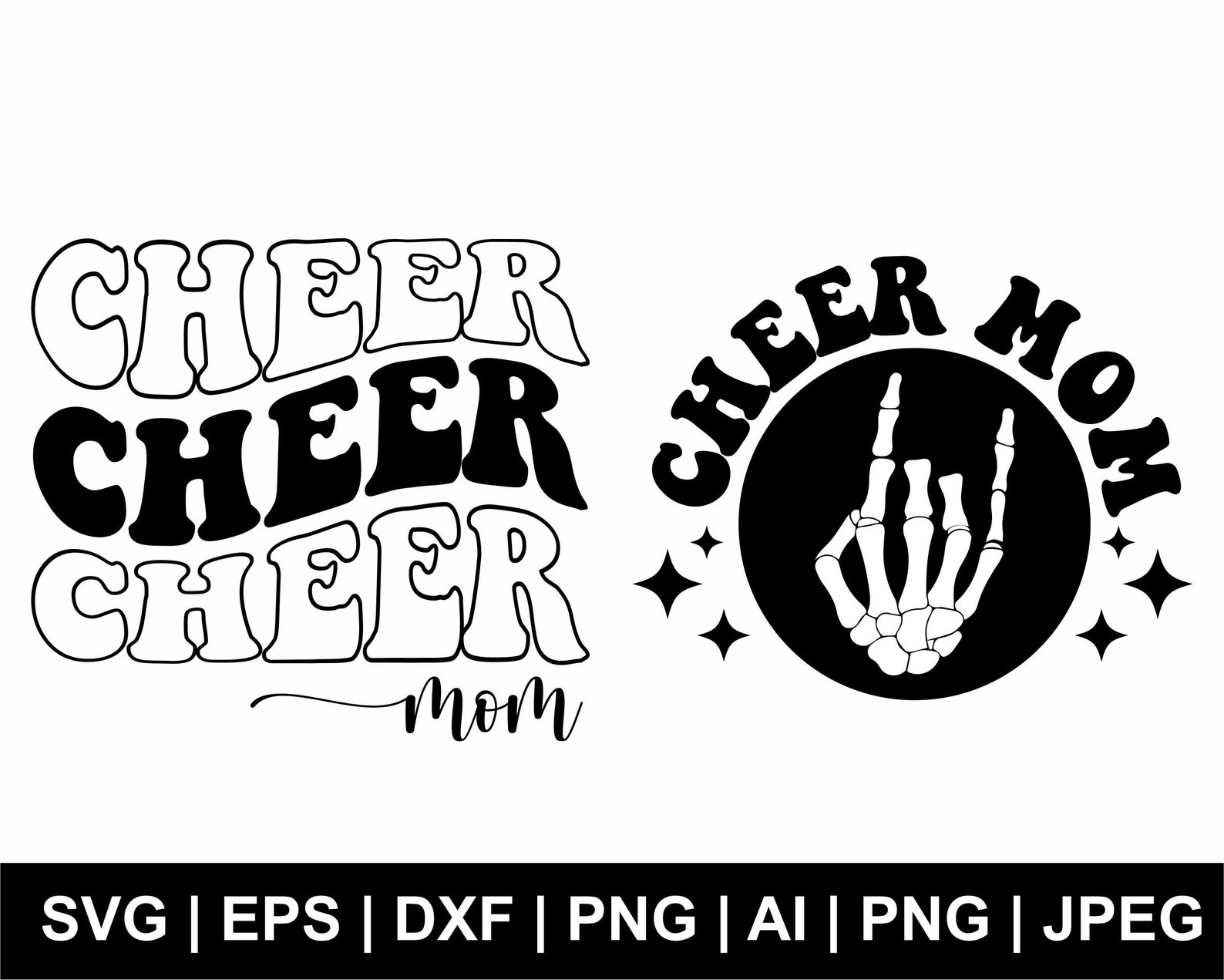 Cheer Mom Svg Cheerleader Svg Wavy Shacked Svg Retro Wavy - Etsy