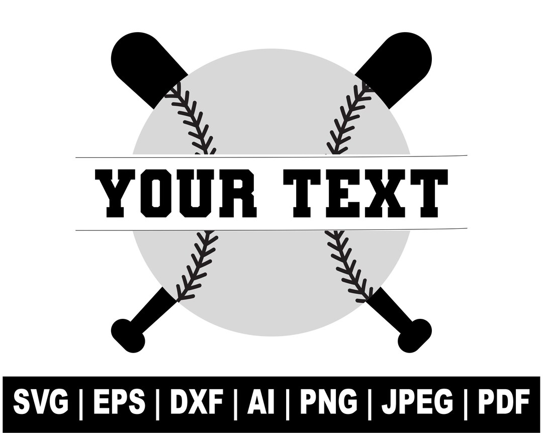 Custom Baseball Svg, Baseball Name Svg, Custom Svg, Baseball Monogram ...