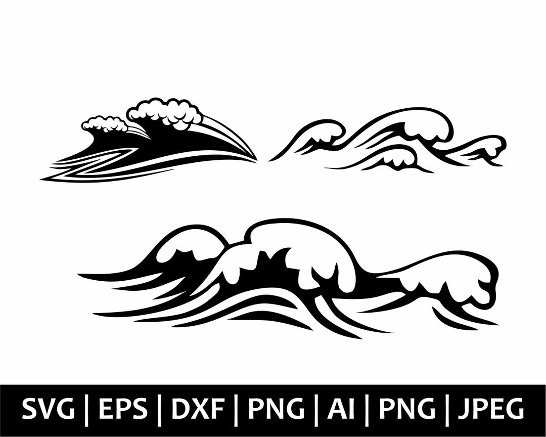 Ocean Waves Svg, Sea Waves Svg, Wave Svg, Ocean Svg, Sea Svg, Water Svg ...