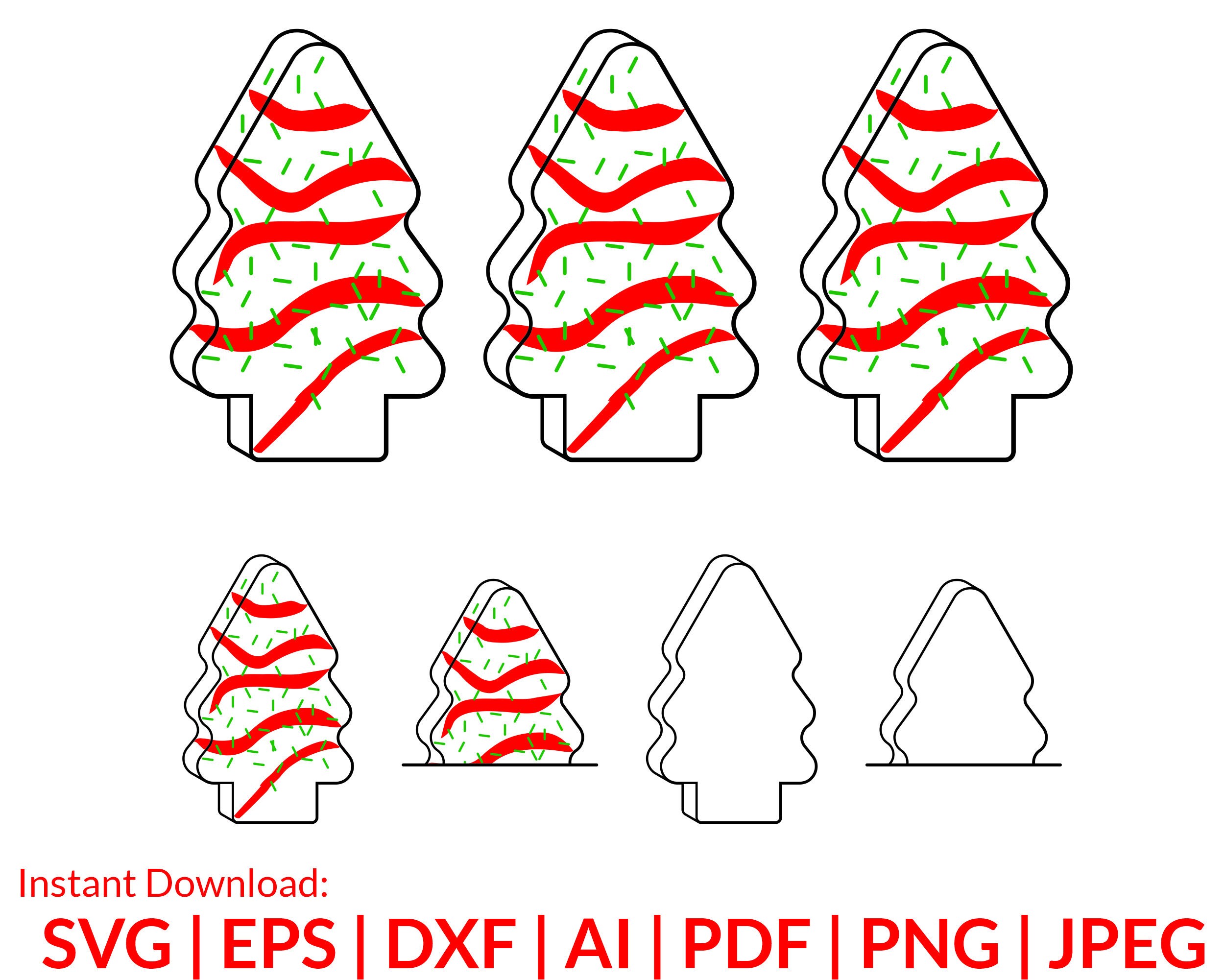 Oh Christmas Tree Svg, Png, Little Debbie Christmas Png, Tis the Season ...