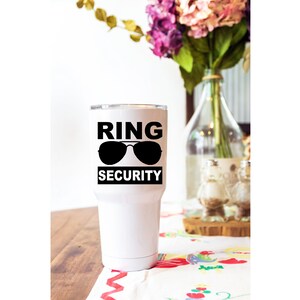 Ring Security Svg, Wedding Svg, Ring Bearer Svg, Sublimation Design ...