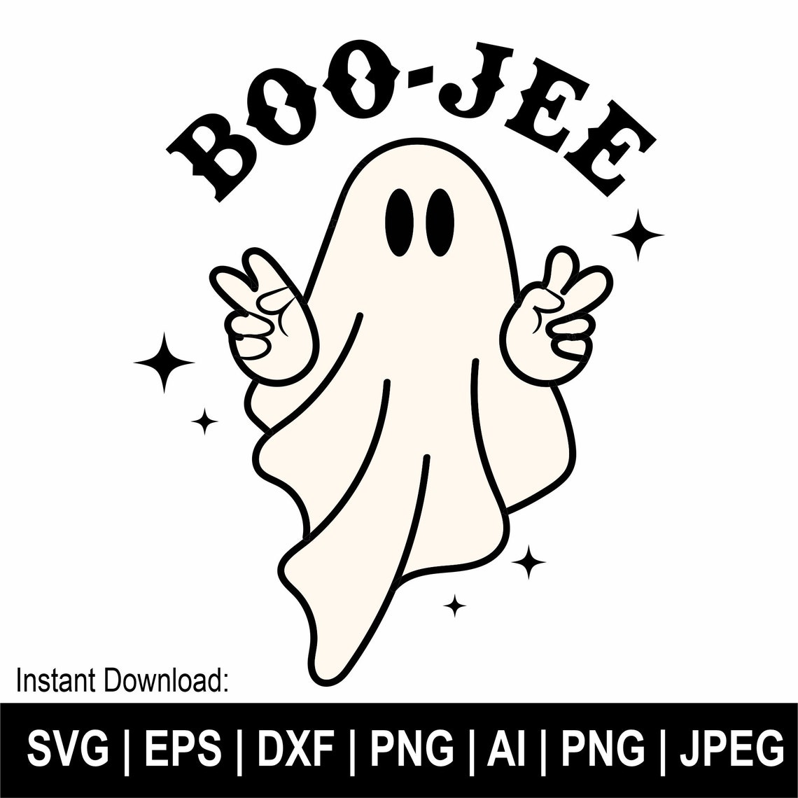 Boojee svg Boojee Mittelfinger svg lustige Geister svg - Etsy.de