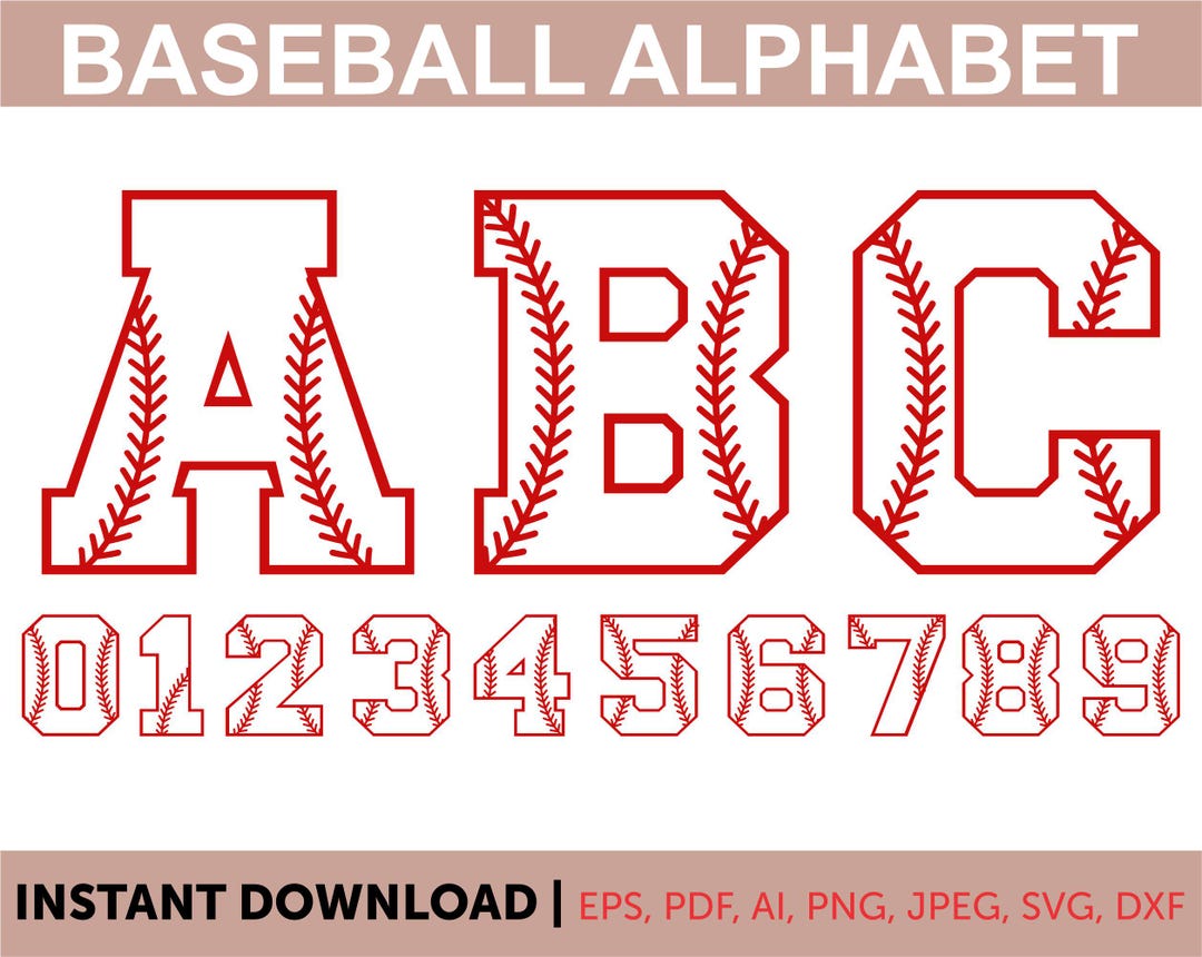 Baseball Font Svg, Baseball Mom Svg, Baseball Team Svg, Softball Svg ...