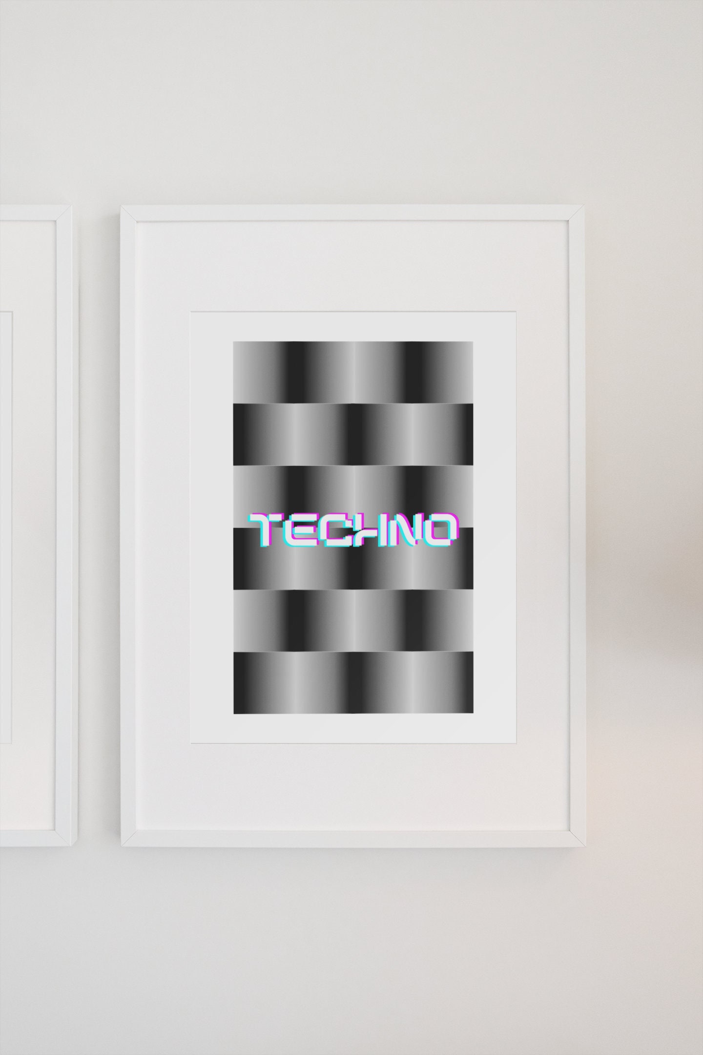 Techno Printable Art Instant Download, Techno Poster, Music Digital ...