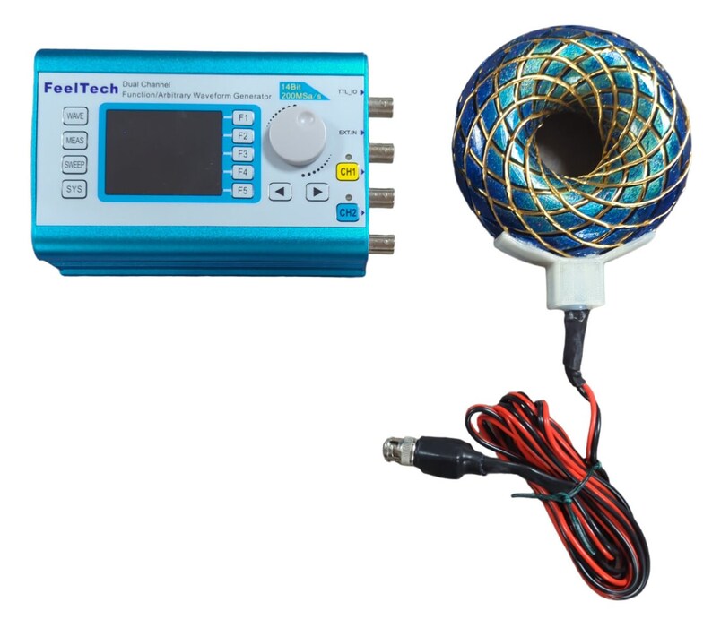 Rodin Vortex Coil With Rife Generator and Spooky2 Software. - Etsy