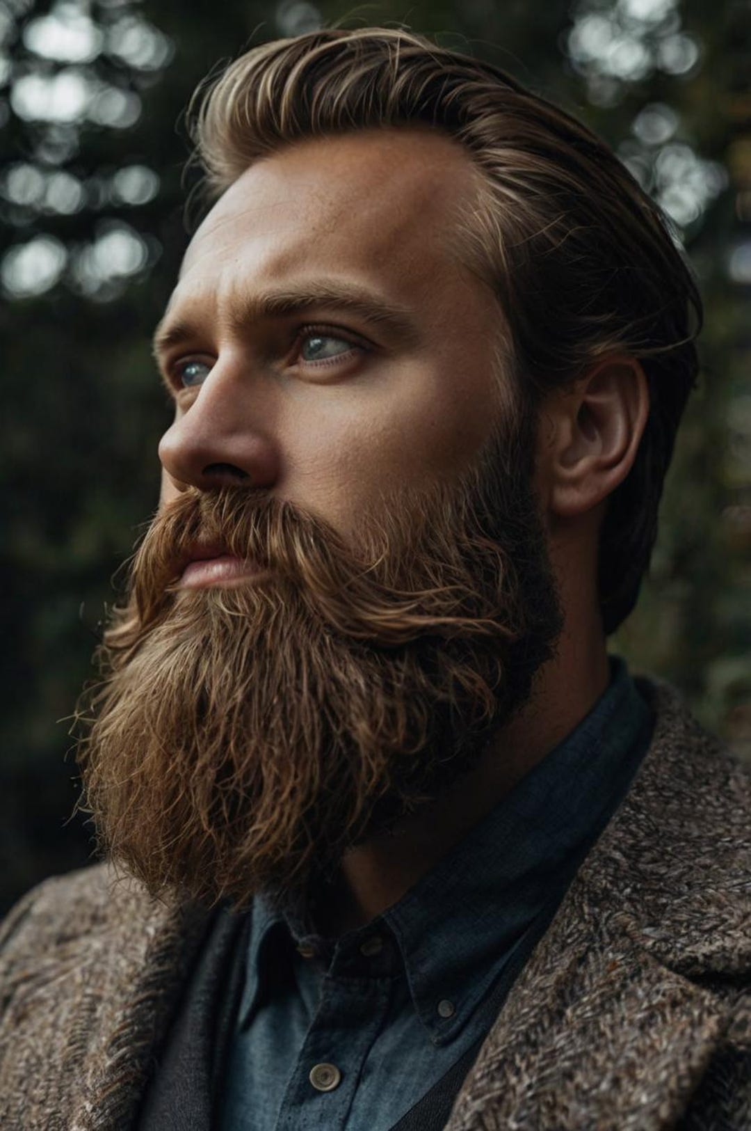 Perfect Full Beard. Sigil + Radionic Card. - Etsy