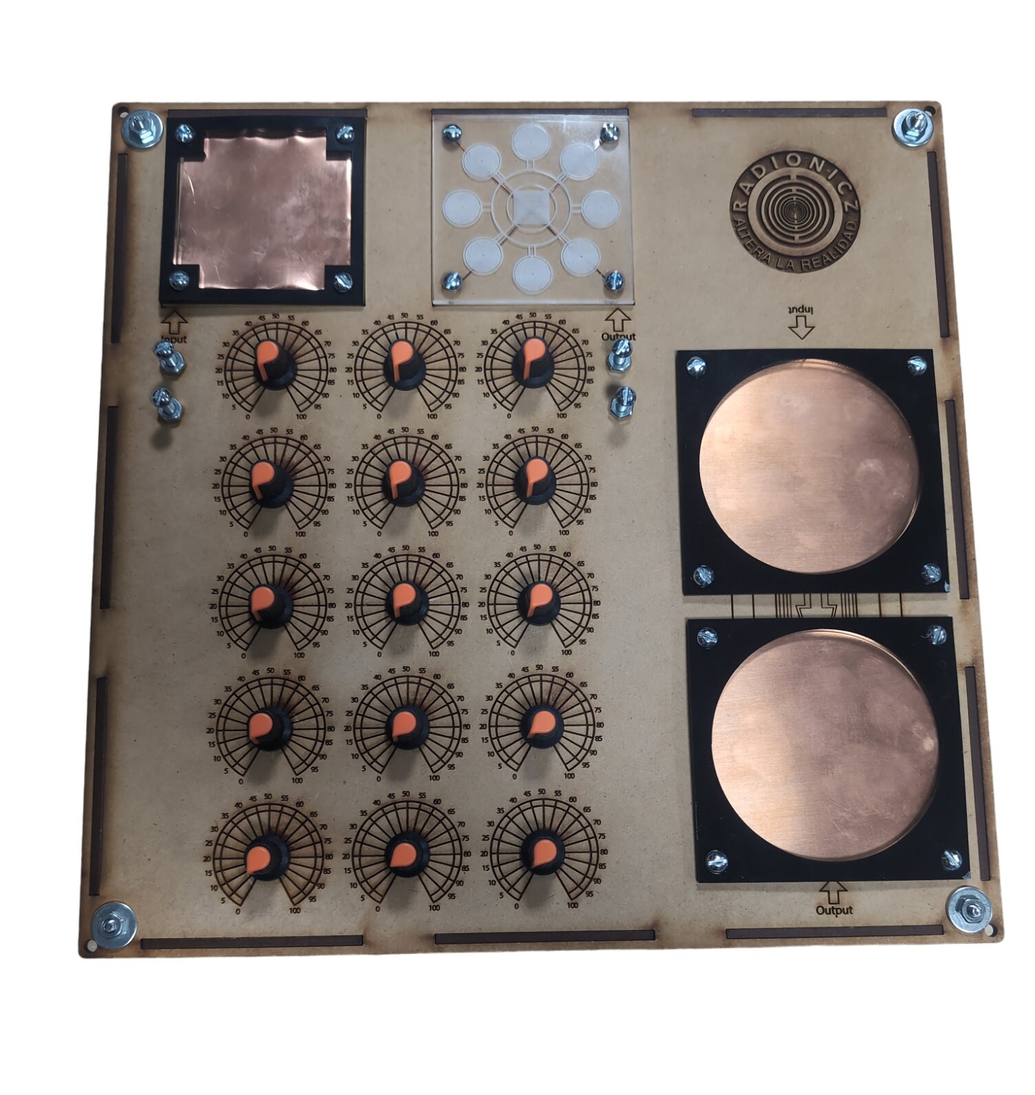 Radionic Machine, Wishing Box, 15 Dials, Dual Copier With 3 Electrical ...