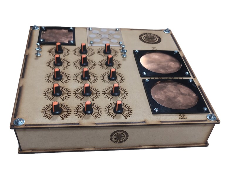 Radionic Machine, Wishing Box, 15 Dials, Dual Copier With 3 Electrical ...