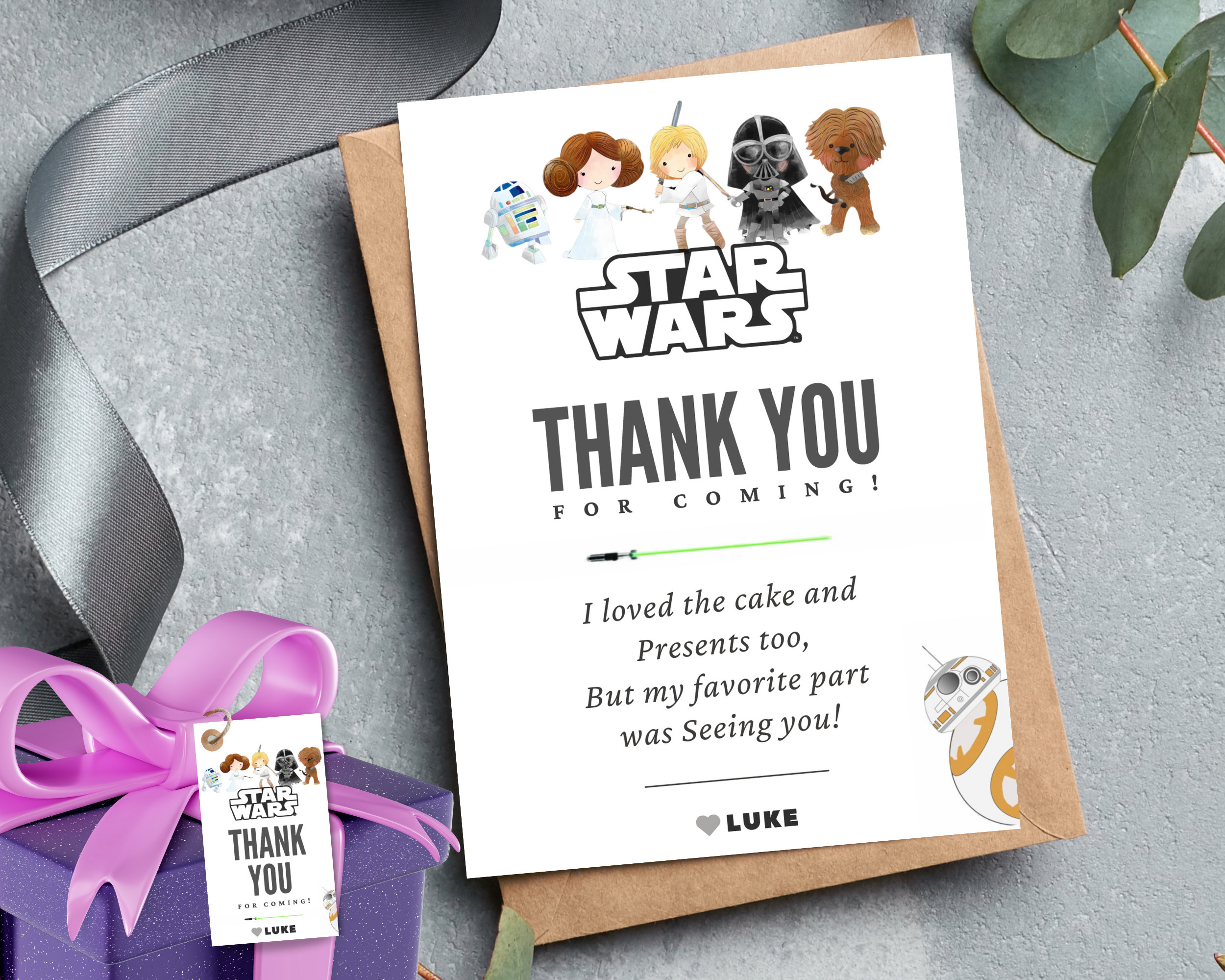 Editable Star Wars Welcome Sign Birthday Party Birthday Invitations ...