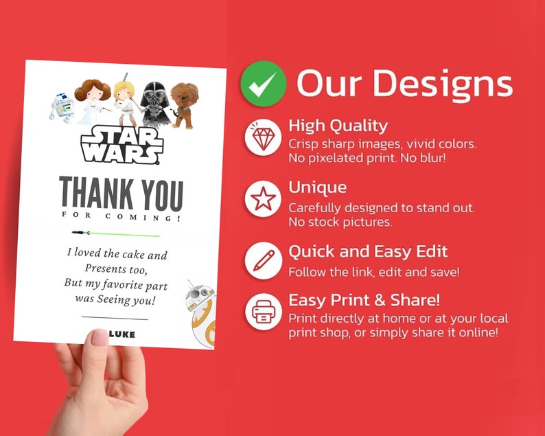 Editable Star Wars Welcome Sign Birthday Party Birthday Invitations ...