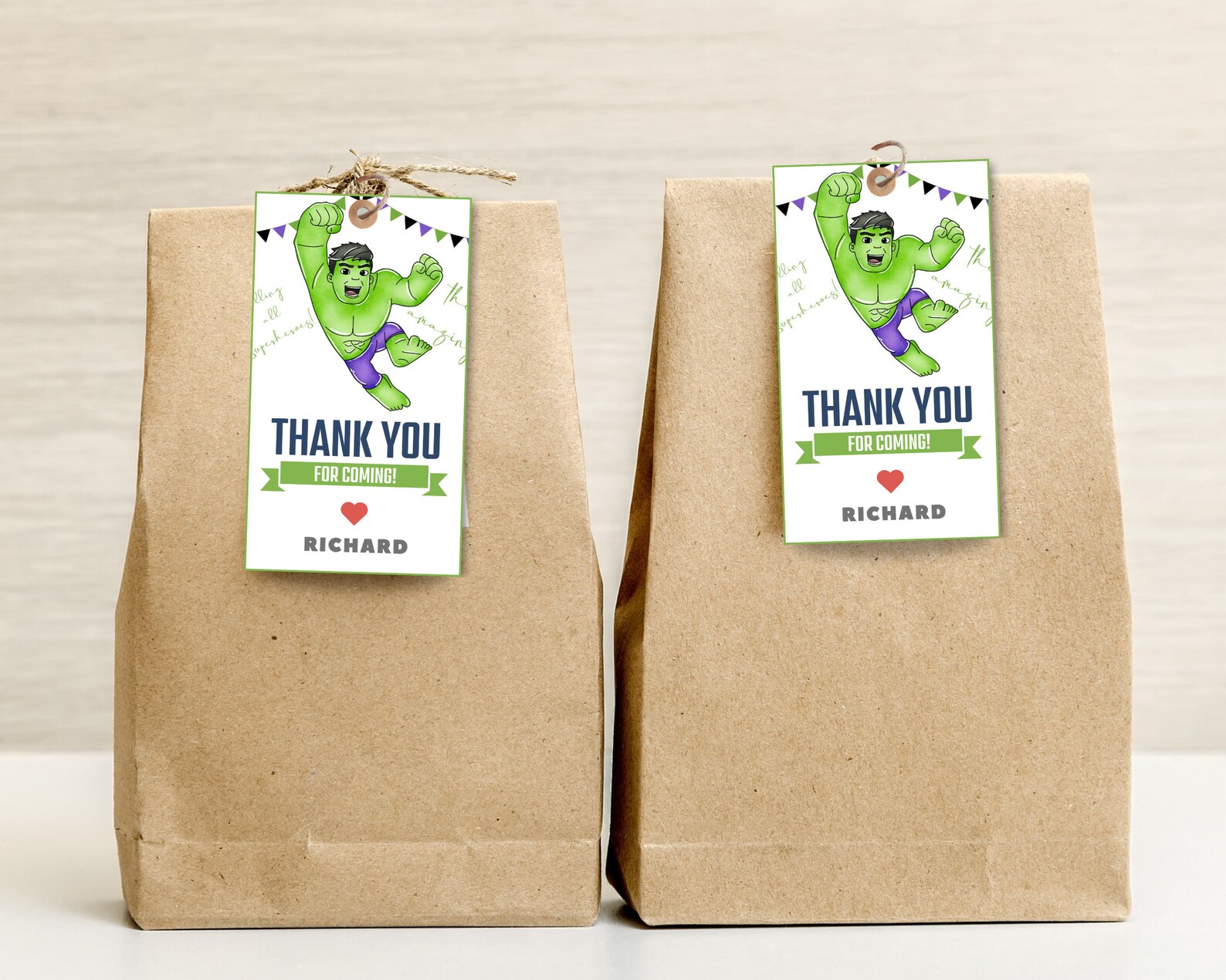 The Incredible Hulk Welcome Birthday Card Instant Download Canva ...