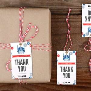 Transformers Inspired Gift Tags Customizable Autobot Decepticon Labels ...