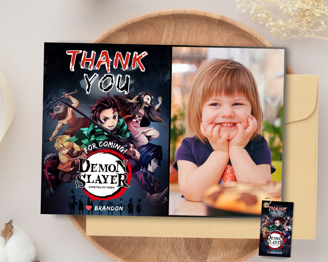Demon Slayer Gift Tags Anime Themed Present Labels for Manga Fans Demon ...