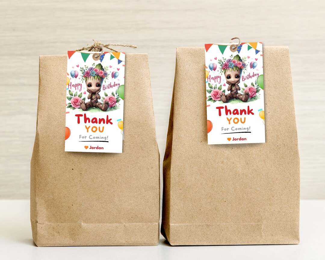 Baby Groot Inspired Gift Tags Guardians of the Galaxy Groot Tags ...
