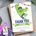 The Incredible Hulk Welcome Birthday Card Instant Download Canva ...
