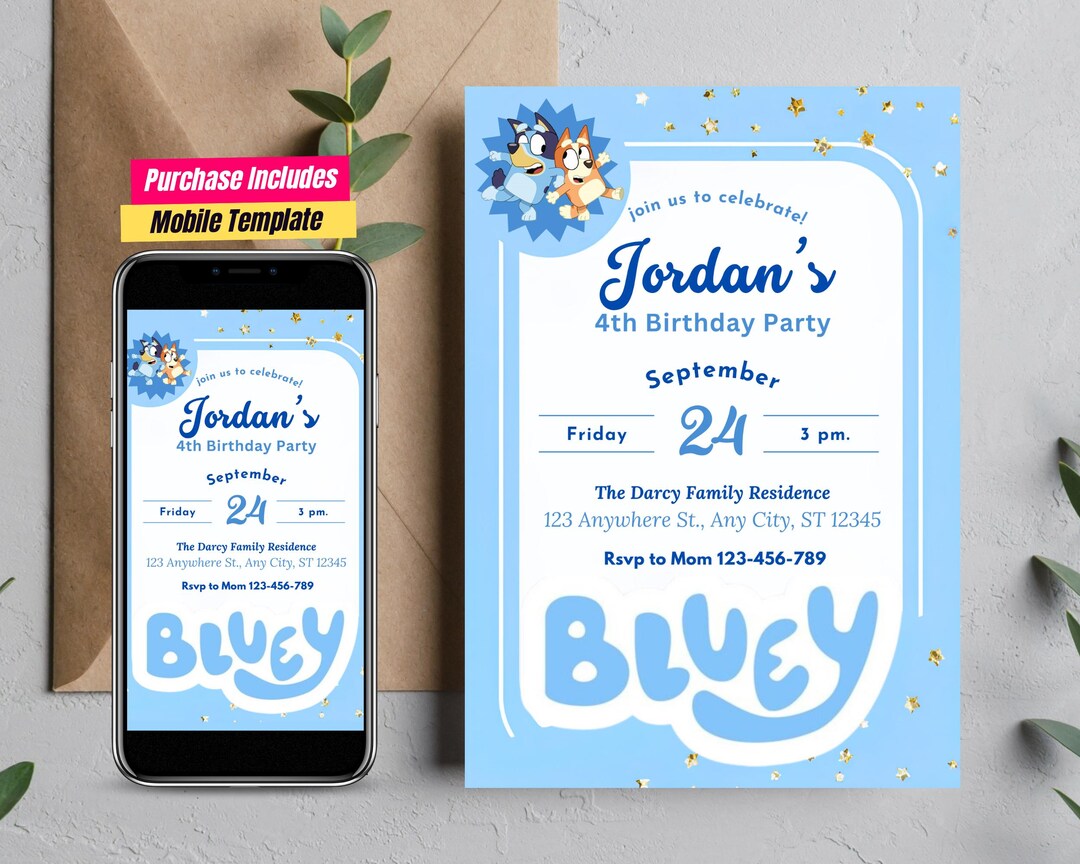 Blue Dog Invitation Adorable Blue Dog Puppy Invite Blue Dog Design ...