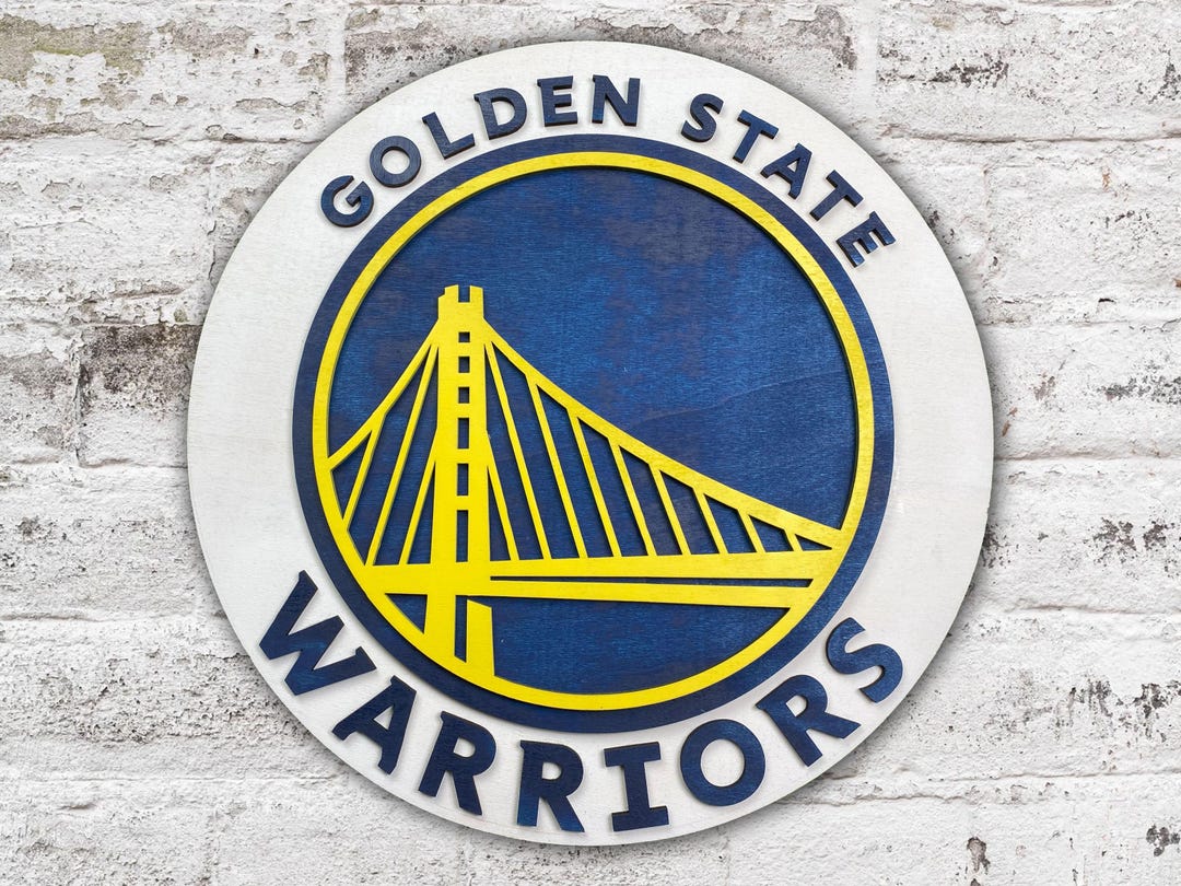 GOLDEN STATE WARRIORS 3D Wooden Wall Art, Unique Wall Decor, Wooden ...