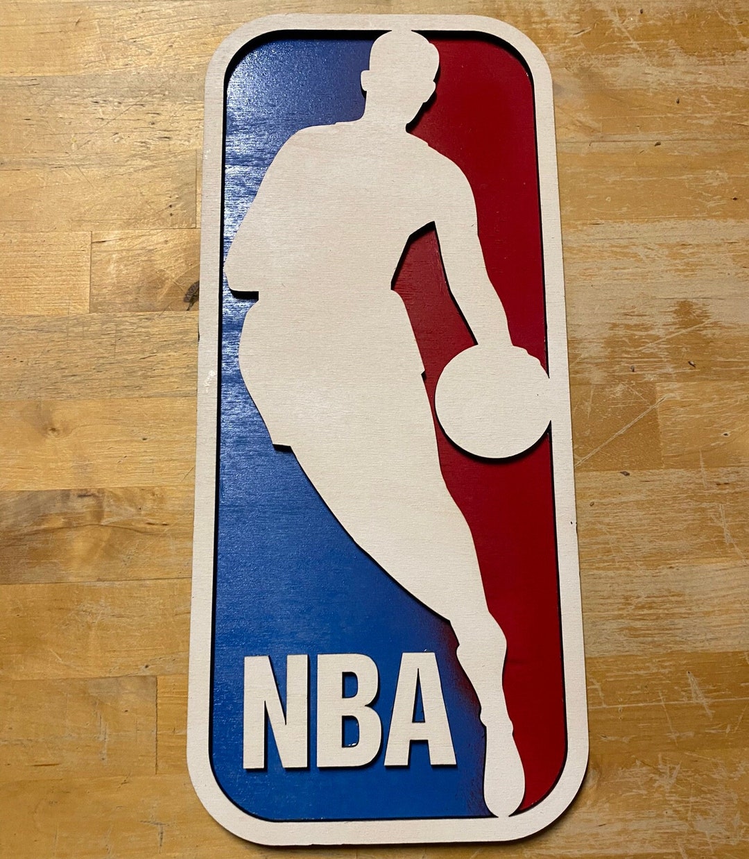 3D NBA Logo Wall Art - Etsy