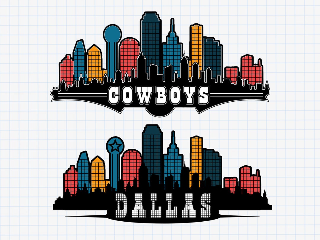Dallas Svg,dallas Skyline Silhouette ,digital File Only,instant ...